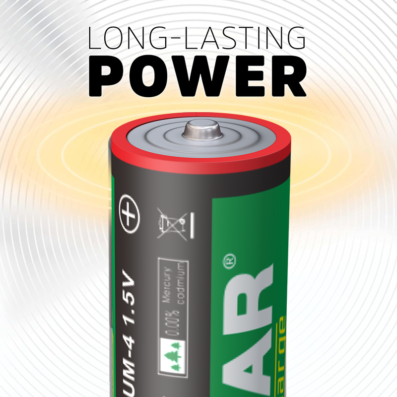 Bulk Heavy Duty AAA Batteries (R03) | IEC-Certified Zinc-Carbon Cells ...