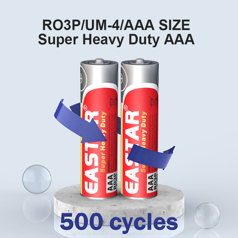 Bulk Heavy Duty AAA Batteries (R03) | IEC-Certified Zinc-Carbon Cells ...
