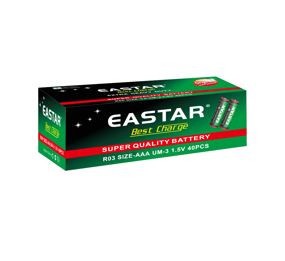 Bulk Heavy Duty AAA Batteries (R03) | IEC-Certified Zinc-Carbon Cells ...